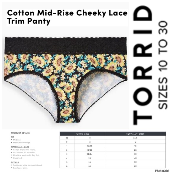 torrid | Intimates & Sleepwear | Torrid 6 Plus Size Sunflower Cotton ...